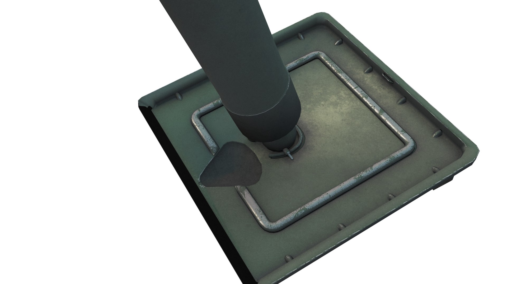 3d M57 60mm Mortar Model