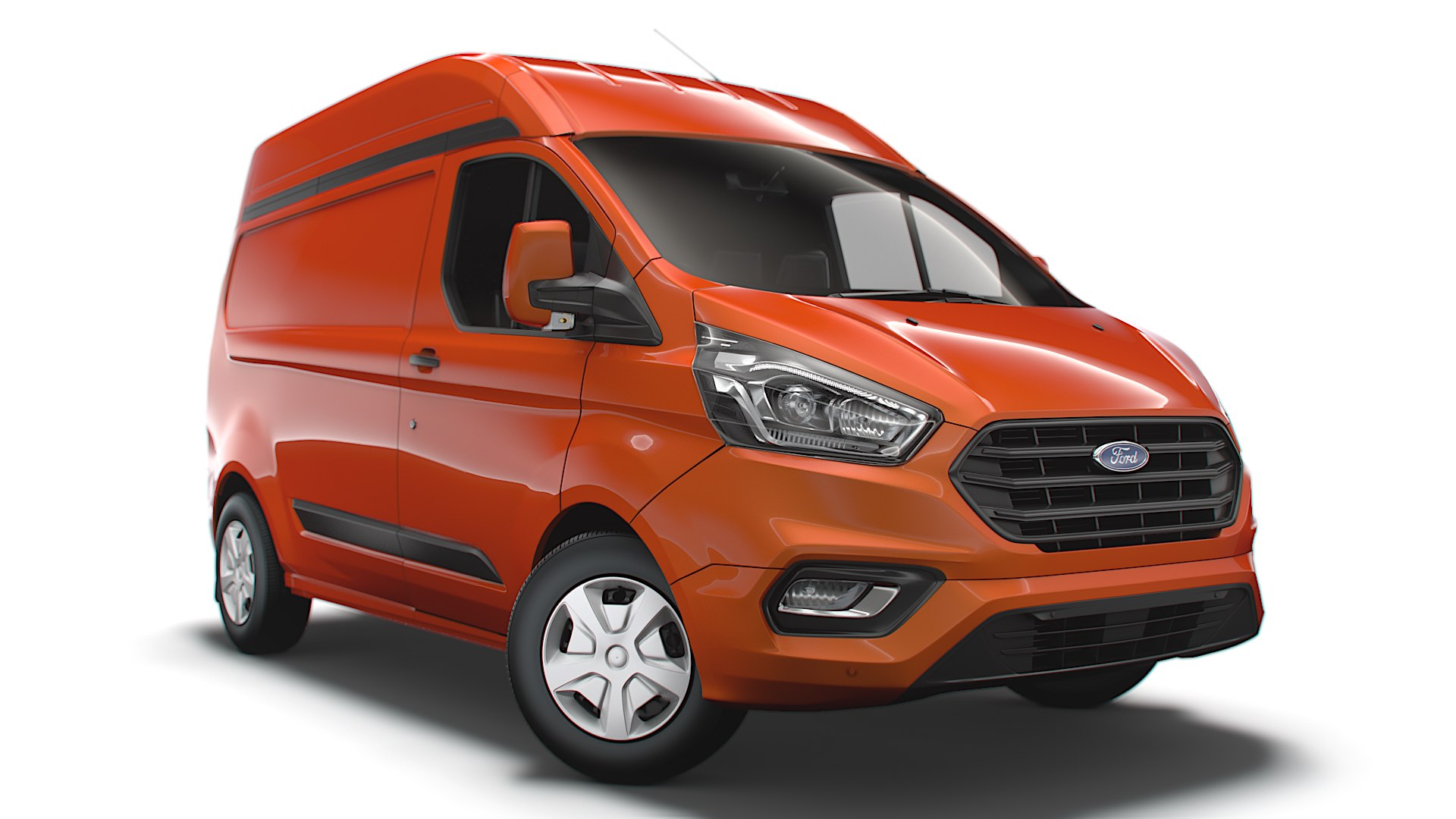 3D модель Ford Transit Custom L1H2 Trend UK-spec - TurboSquid 1847738
