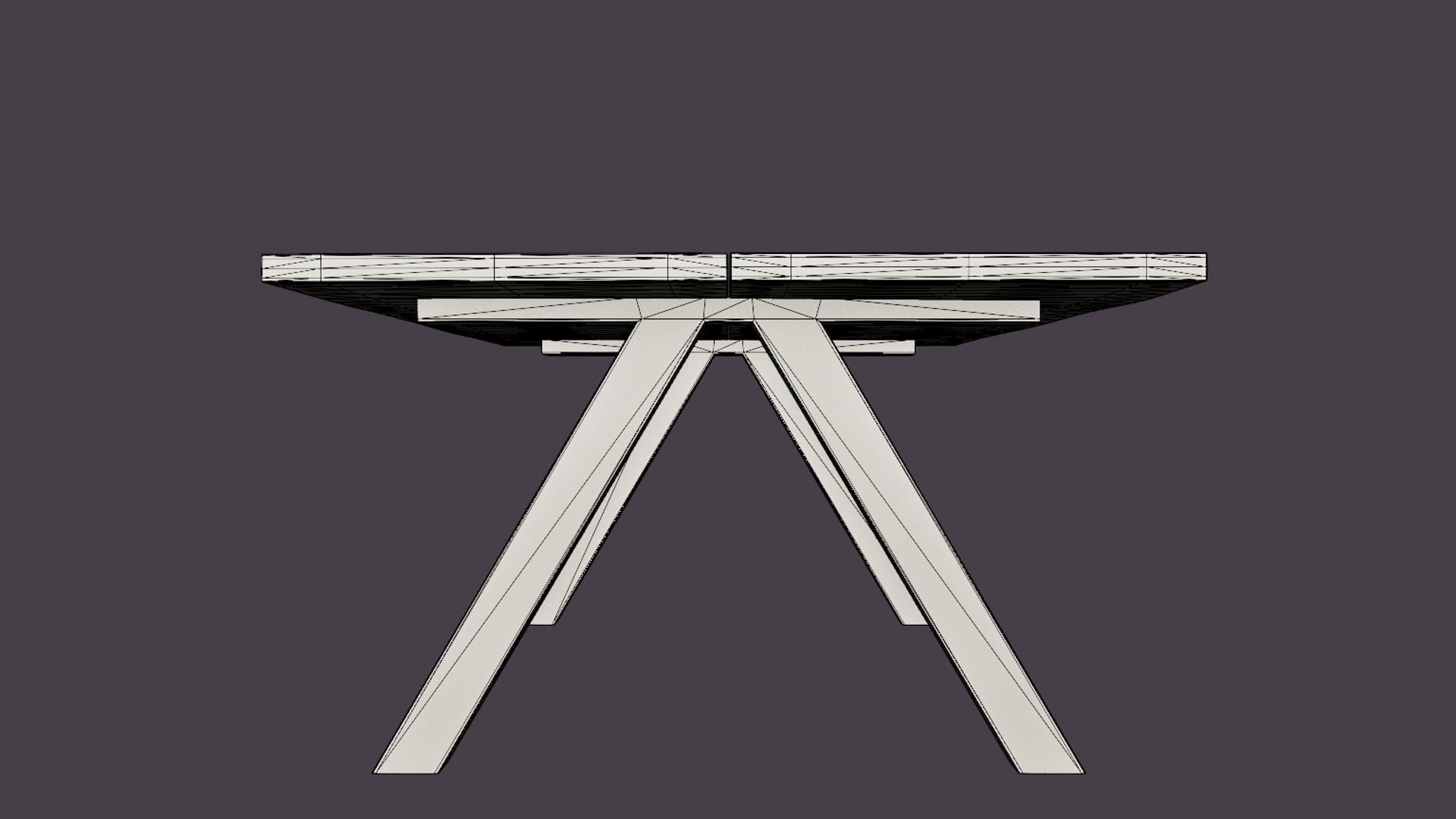 Long Island Dining Table 3D - TurboSquid 2240904