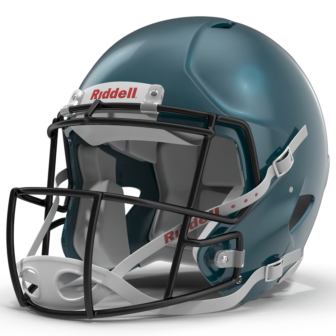 3d model football helmet 3 riddell