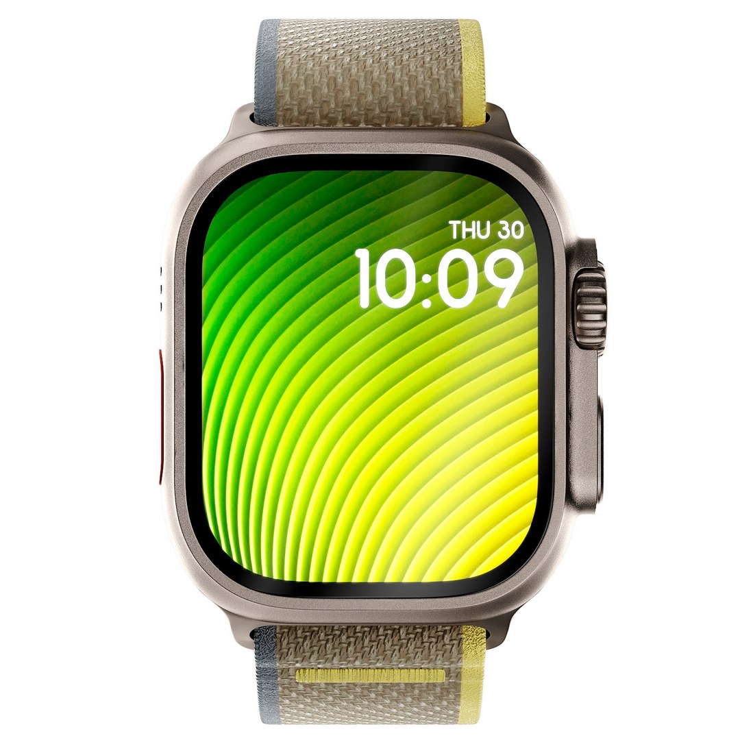 Apple Watch Ultra YellowBeige TrailLoop Model - TurboSquid 2056687