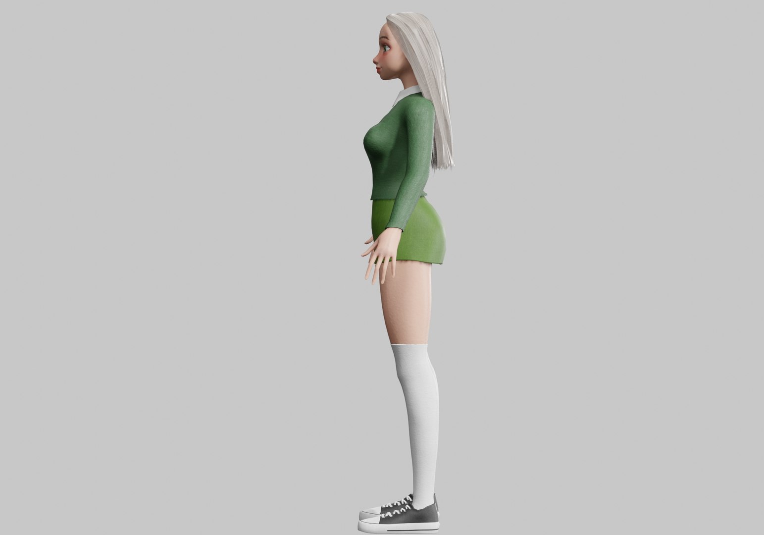 Basic Cool Woman V33050 3D Model - TurboSquid 2280927
