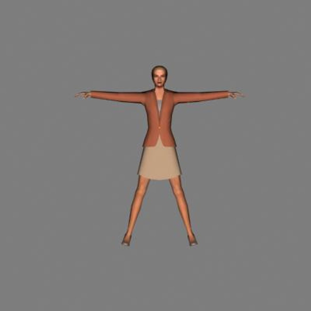 Human Female 3d Model
