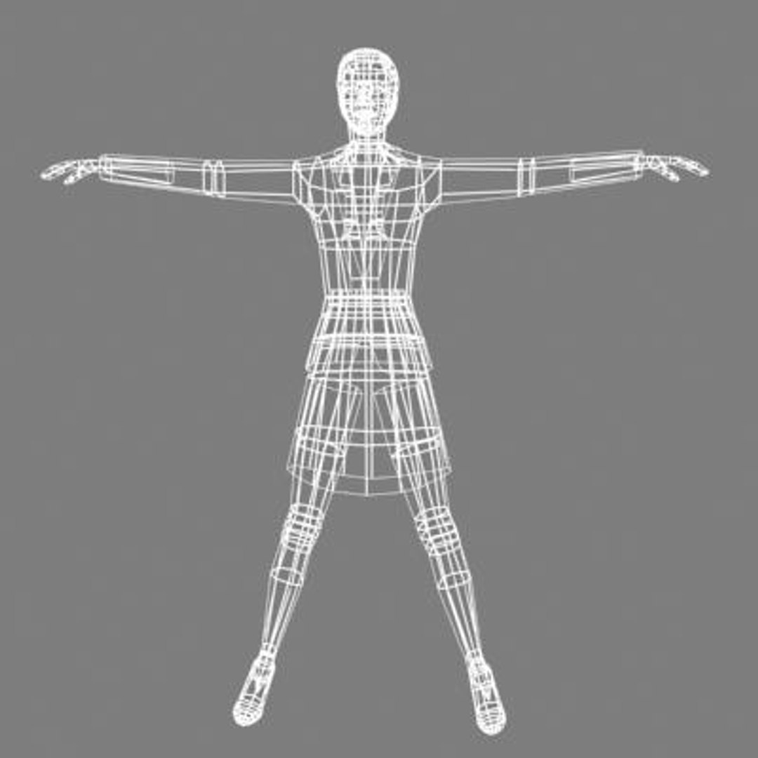 Human Female 3d Model