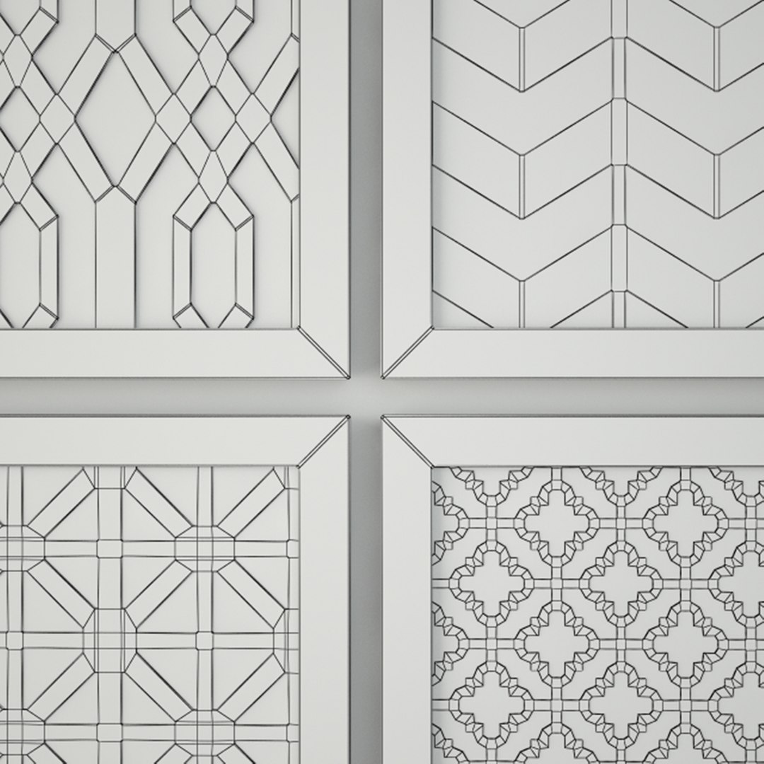 Square wall art 3D model - TurboSquid 1198983