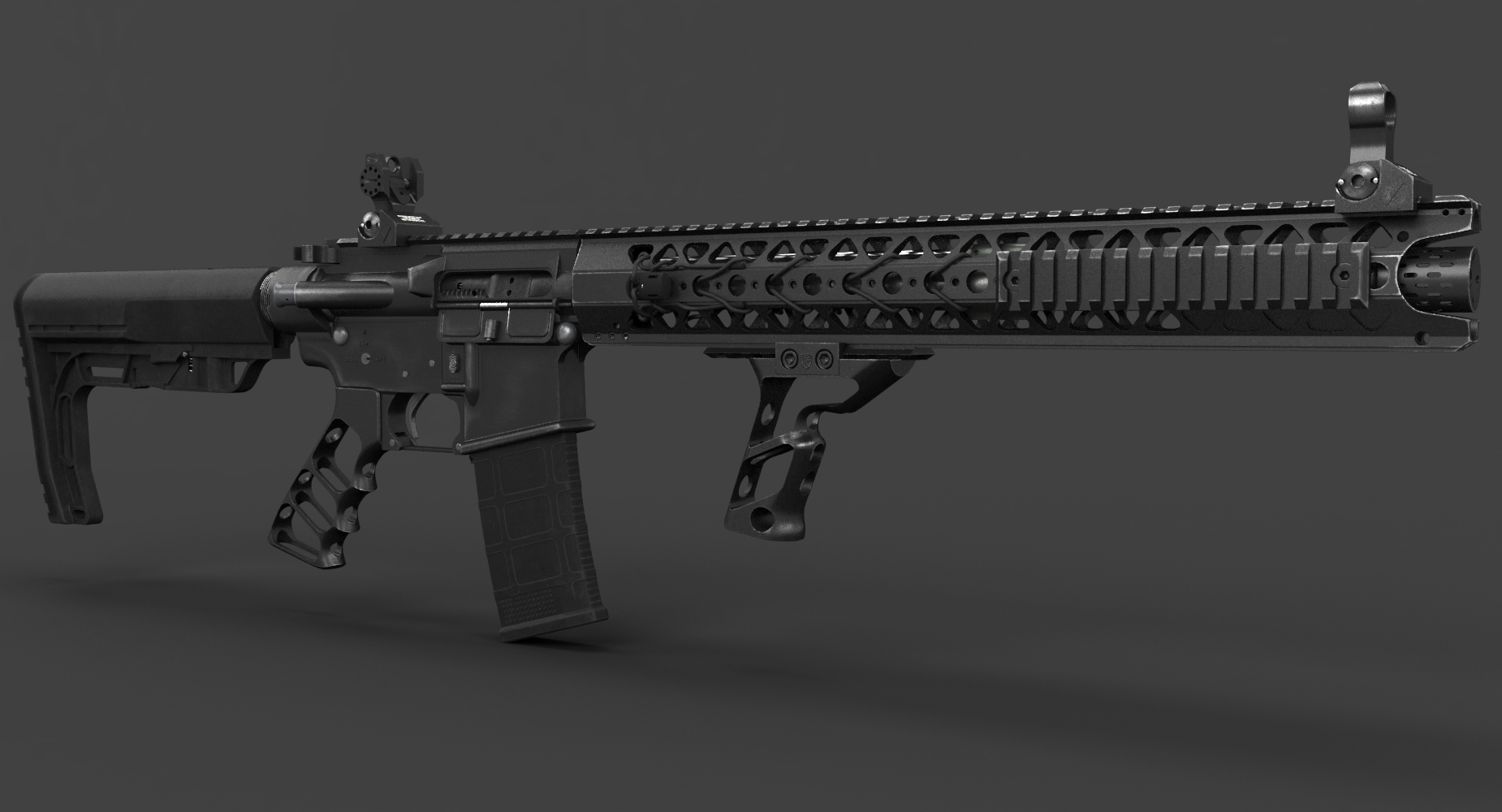 M4 carbine 3D model - TurboSquid 1376904