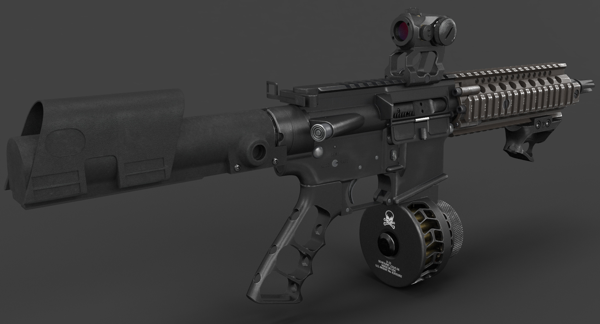 M4 carbine 3D model - TurboSquid 1376904