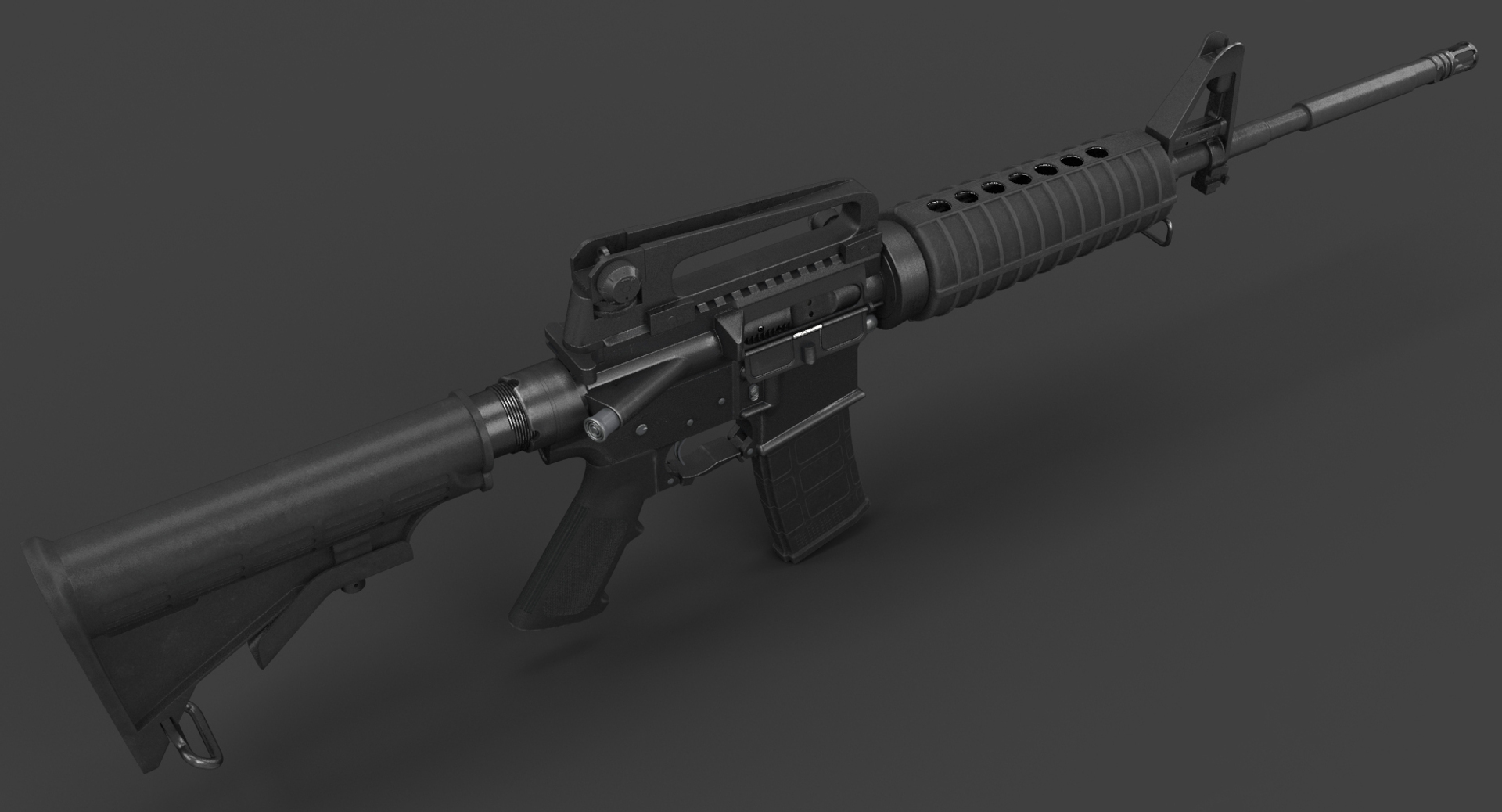 M4 carbine 3D model - TurboSquid 1376904