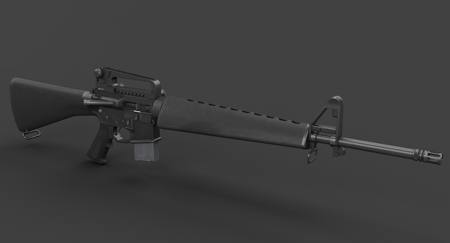 M4 carbine 3D model - TurboSquid 1376904