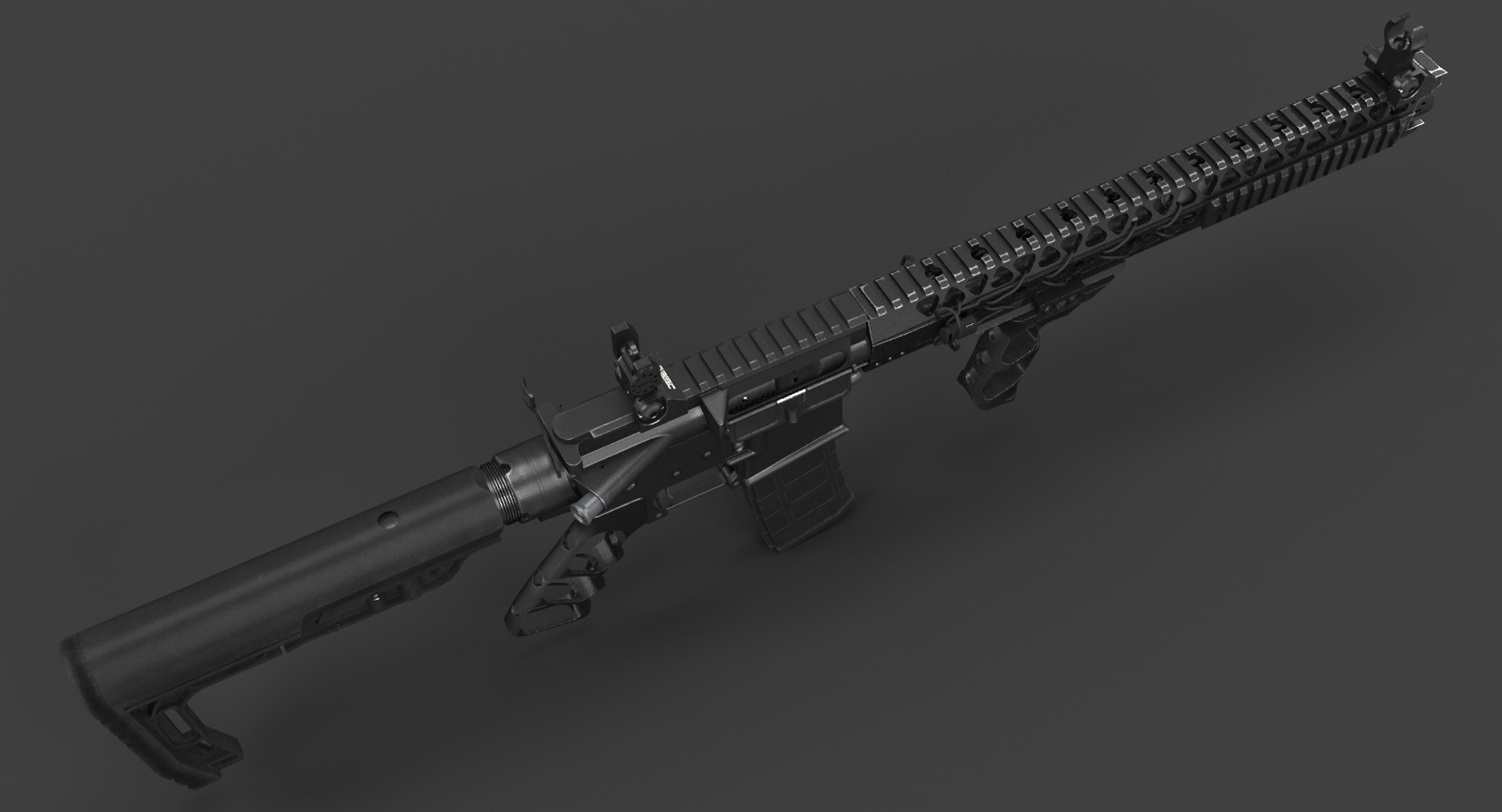 M4 carbine 3D model - TurboSquid 1376904