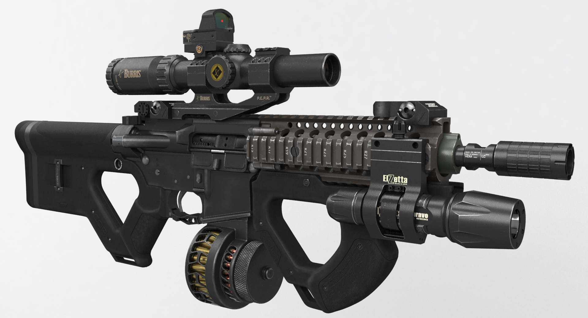 M4 carbine 3D model - TurboSquid 1376904