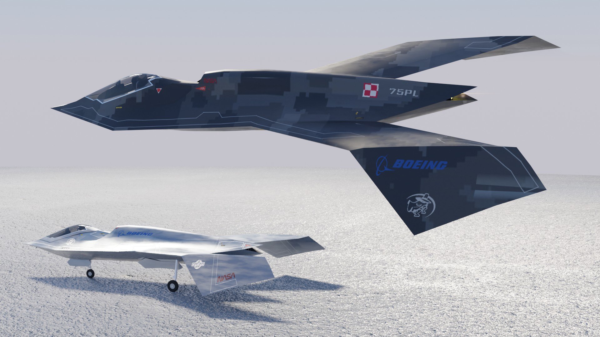 3D Boeing YF-118 Bird Of Prey - TurboSquid 2008053