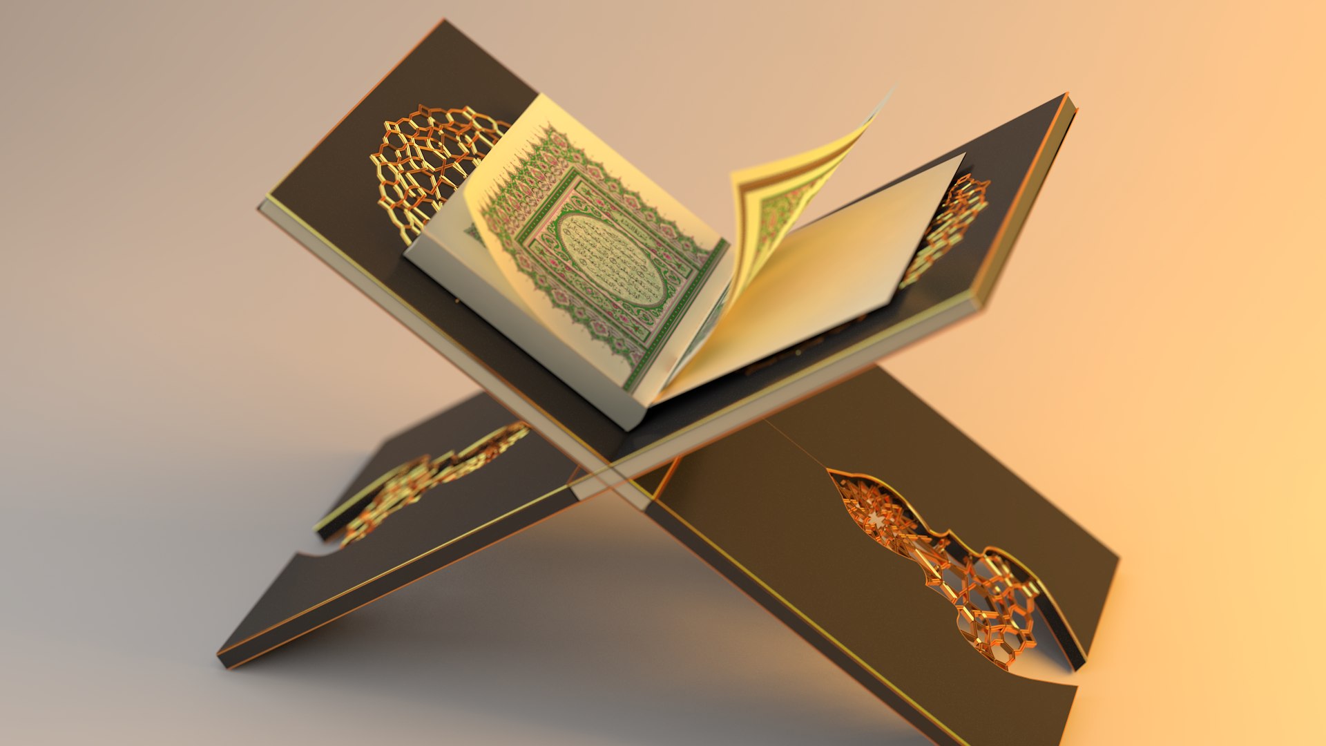 3D Model Holy Book Quran - TurboSquid 1519073
