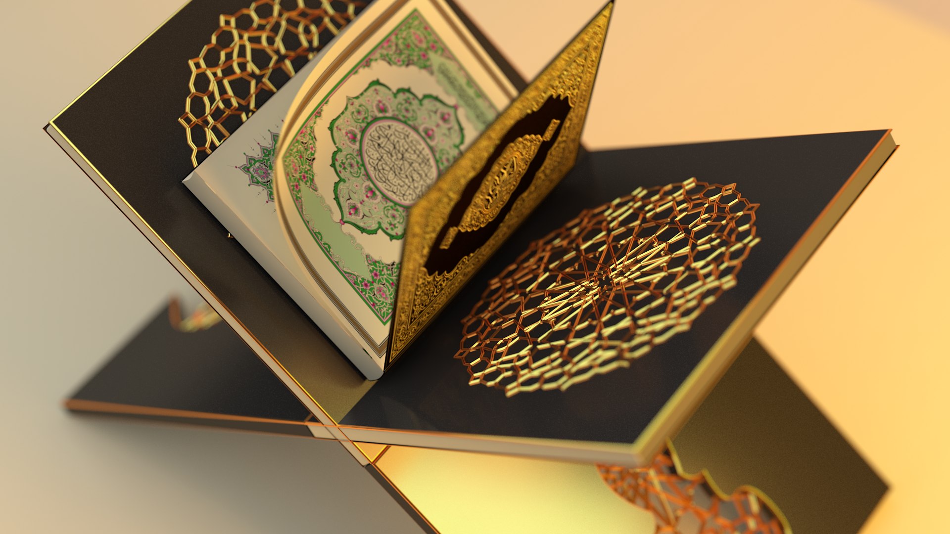 3D Model Holy Book Quran - TurboSquid 1519073