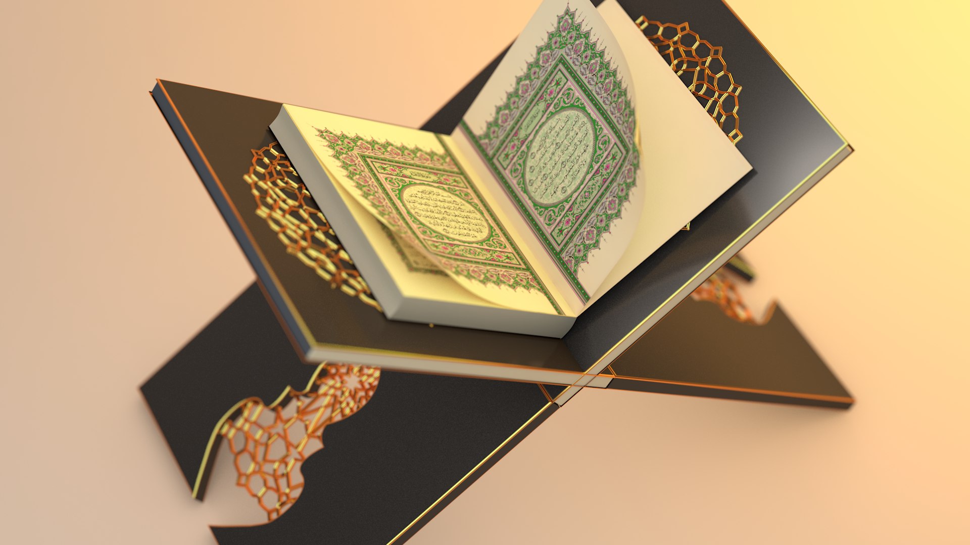 3D Model Holy Book Quran - TurboSquid 1519073