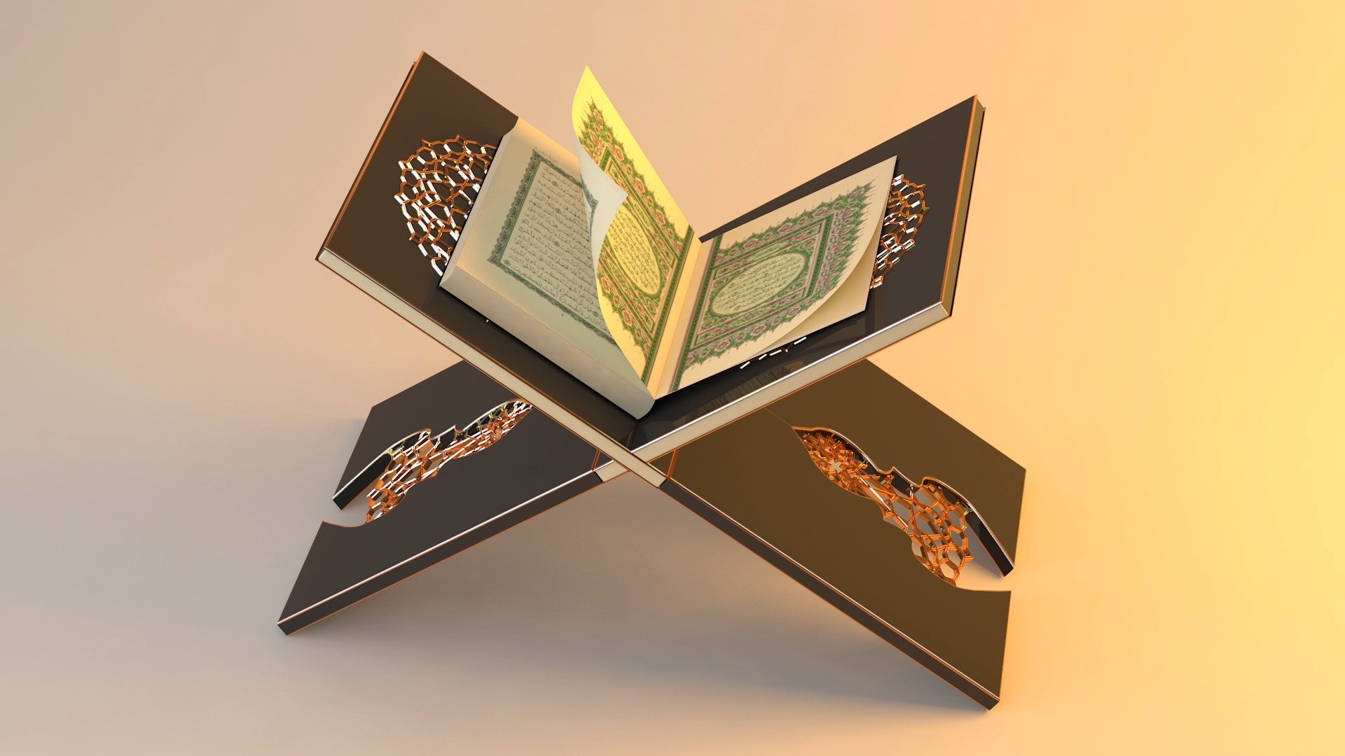3D Model Holy Book Quran - TurboSquid 1519073