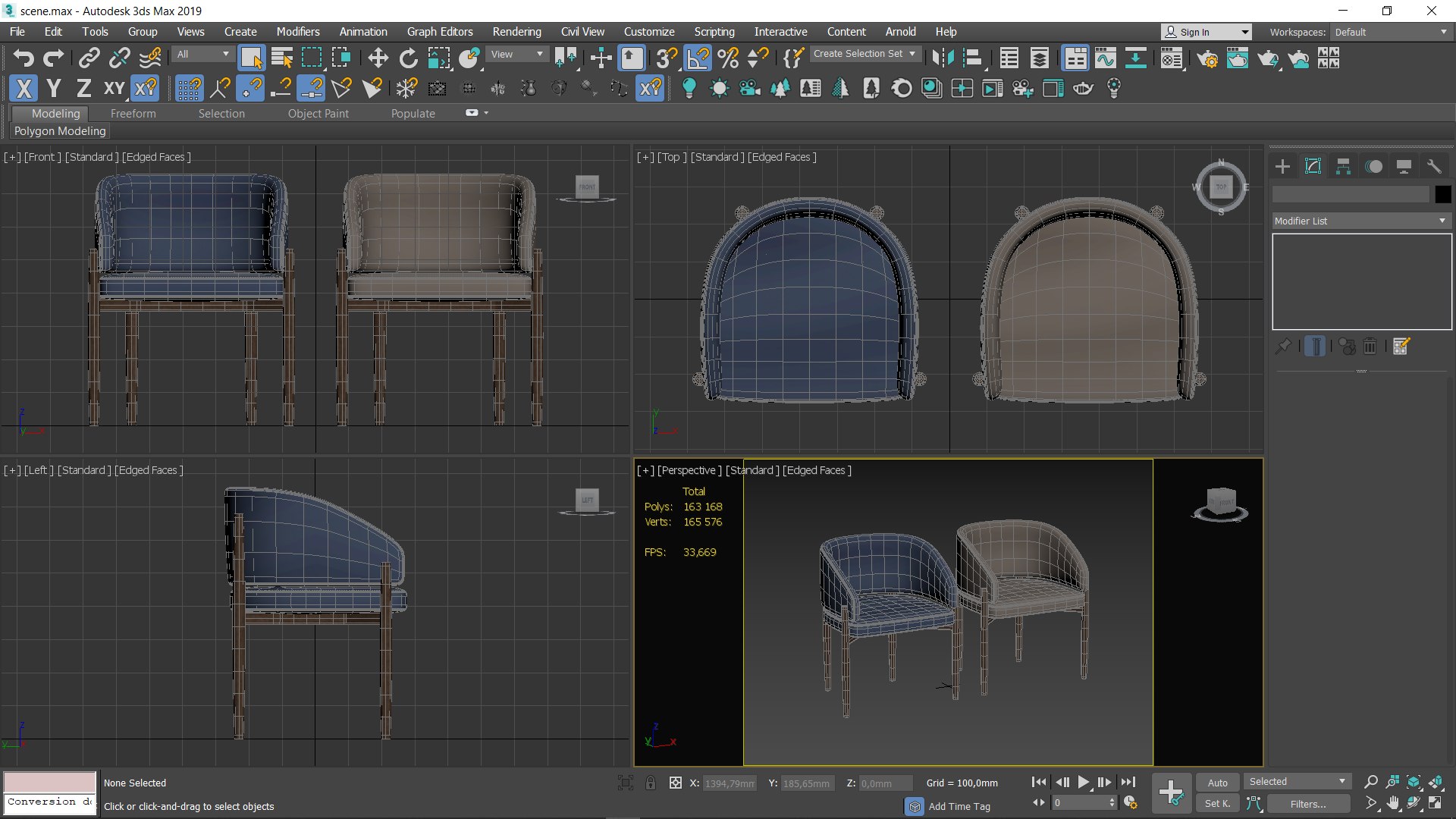 3D Easy Chair - TurboSquid 1874960