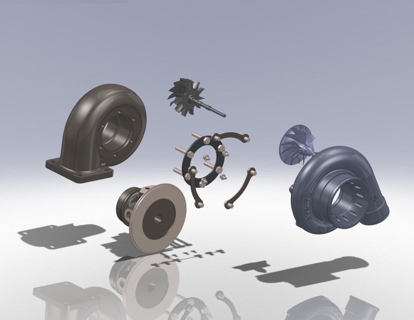 3d Ige Garrett T04z Turbocharger