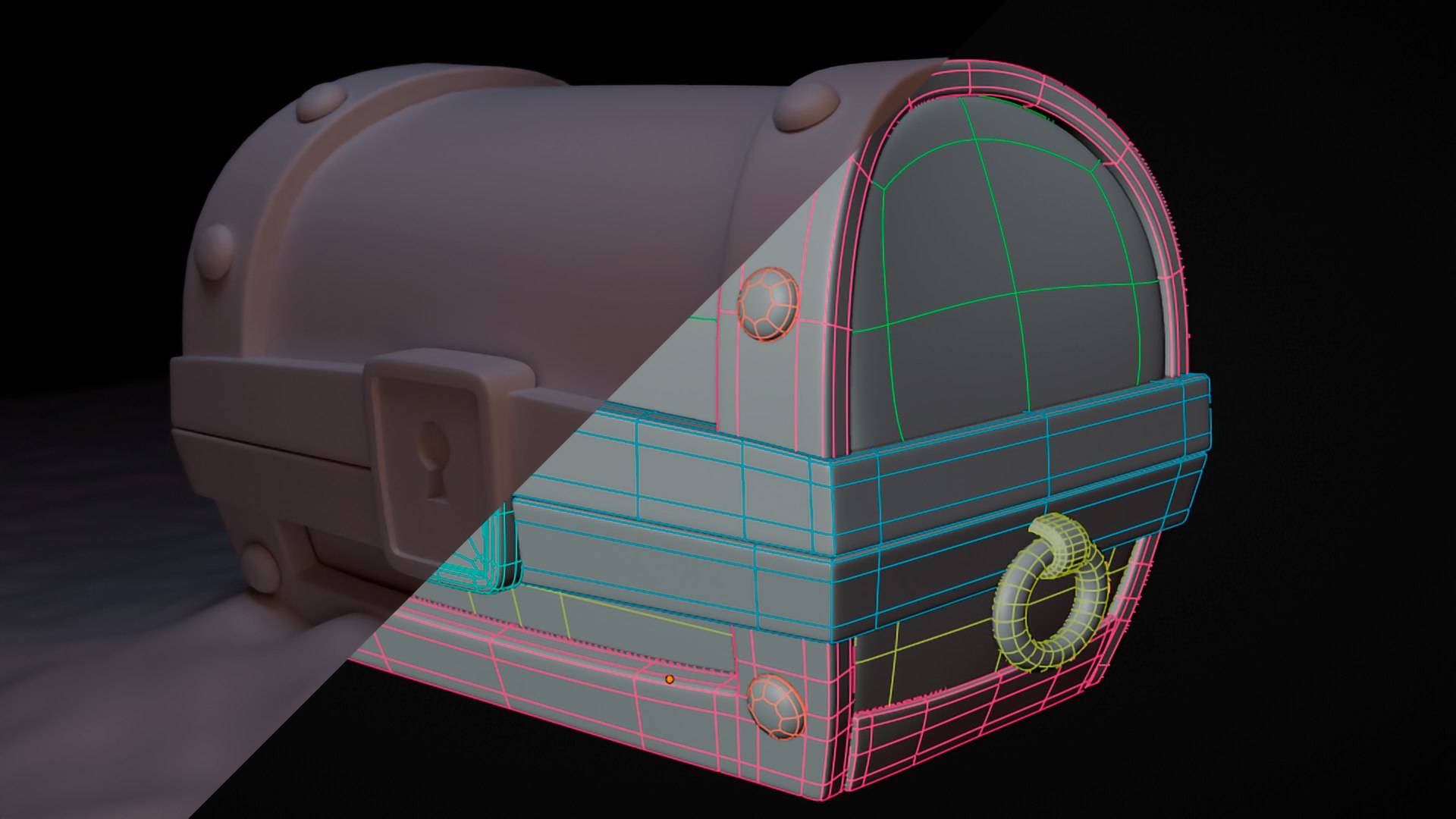 3D Model Pirate Chest - TurboSquid 2201099