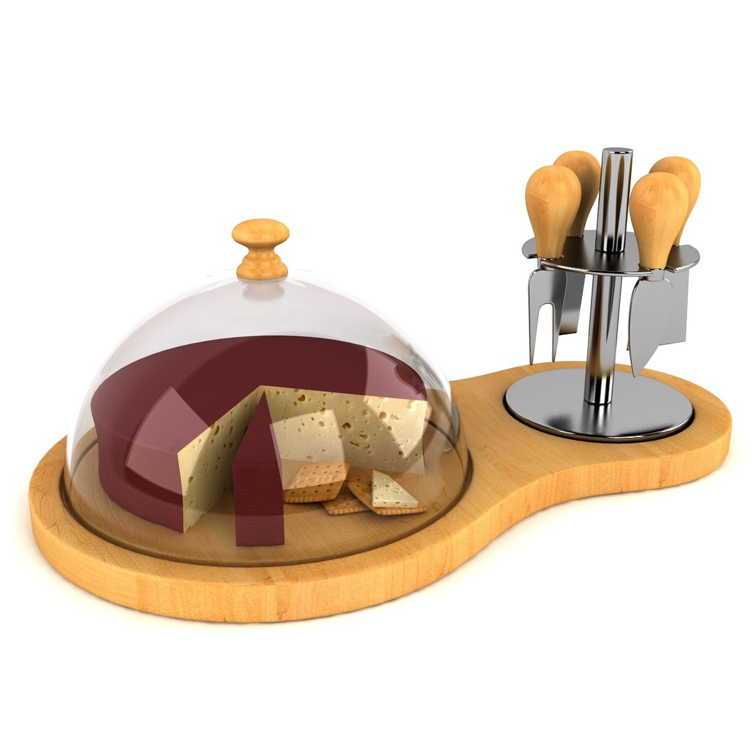 Cheese Board Dome 3d Model