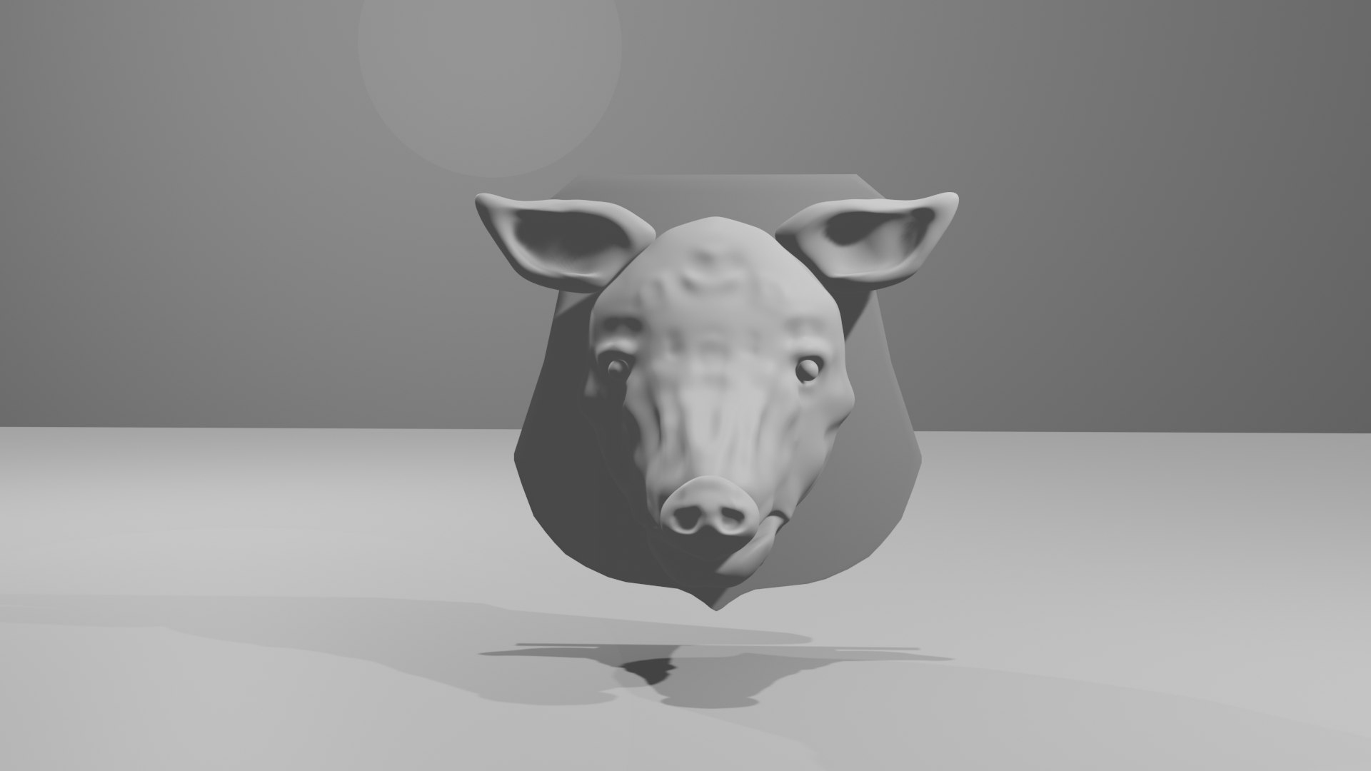 Free Pig Head Mount 3D Model - TurboSquid 2123461