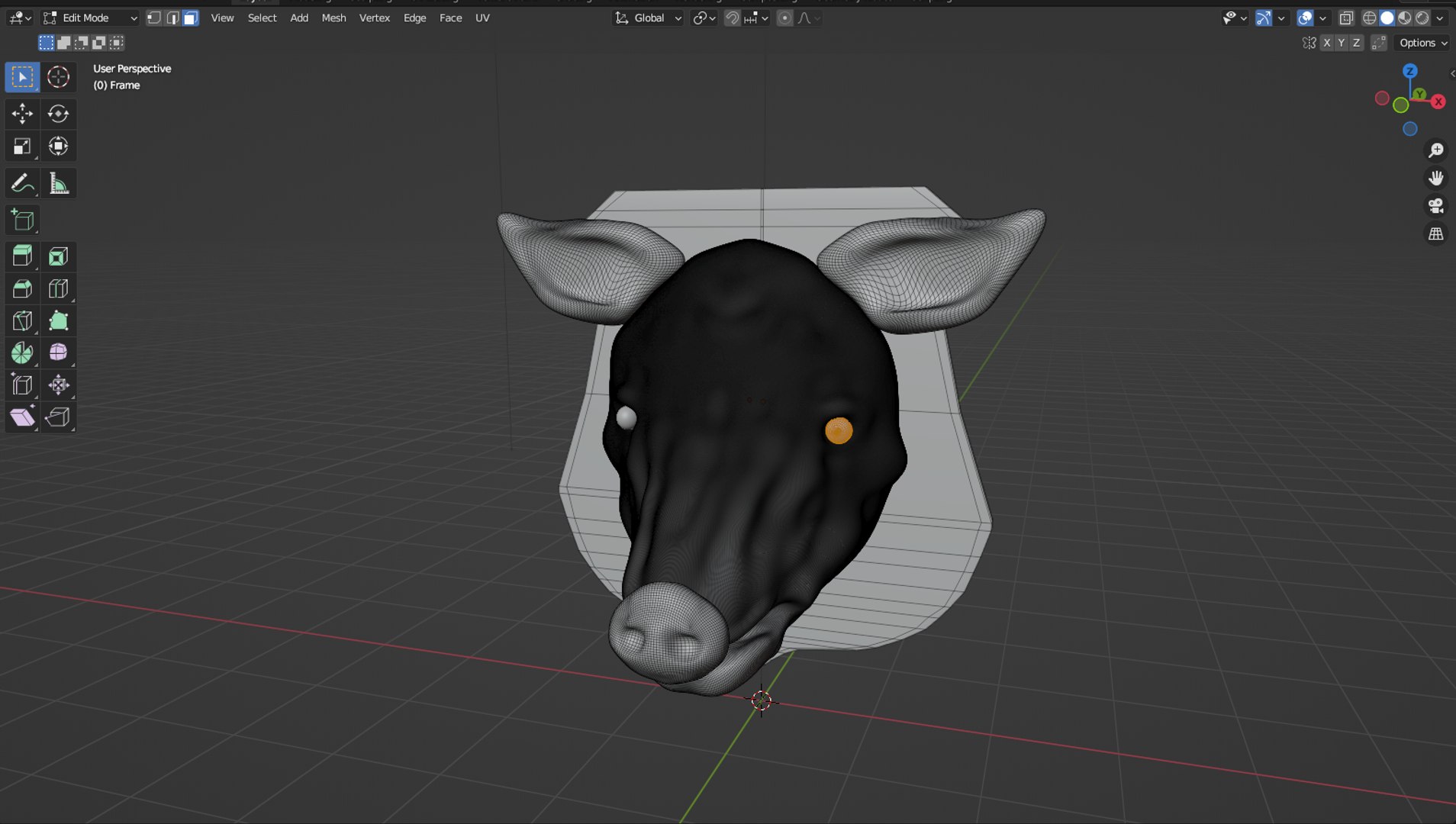 Free Pig Head Mount 3D Model - TurboSquid 2123461