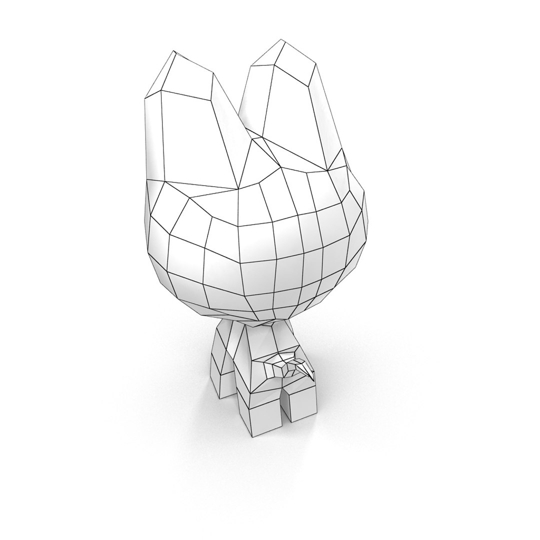 Russian Cartoon Kitten Gav 3d Model