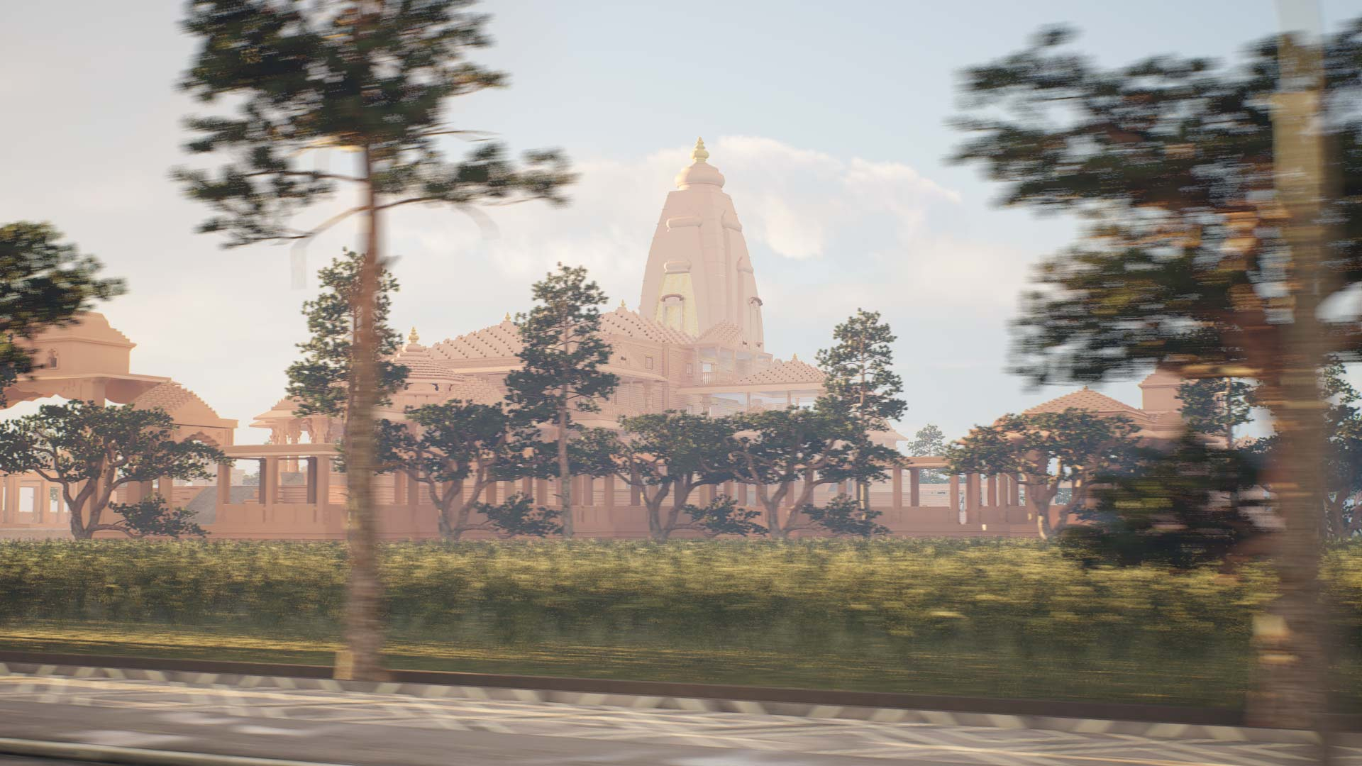 3D The Ram Mandir Ayodhya A Revered 3D Journey In Unreal Engine 5 Model ...