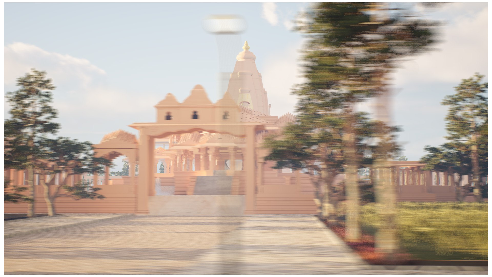 3D The Ram Mandir Ayodhya A Revered 3D Journey In Unreal Engine 5 Model ...