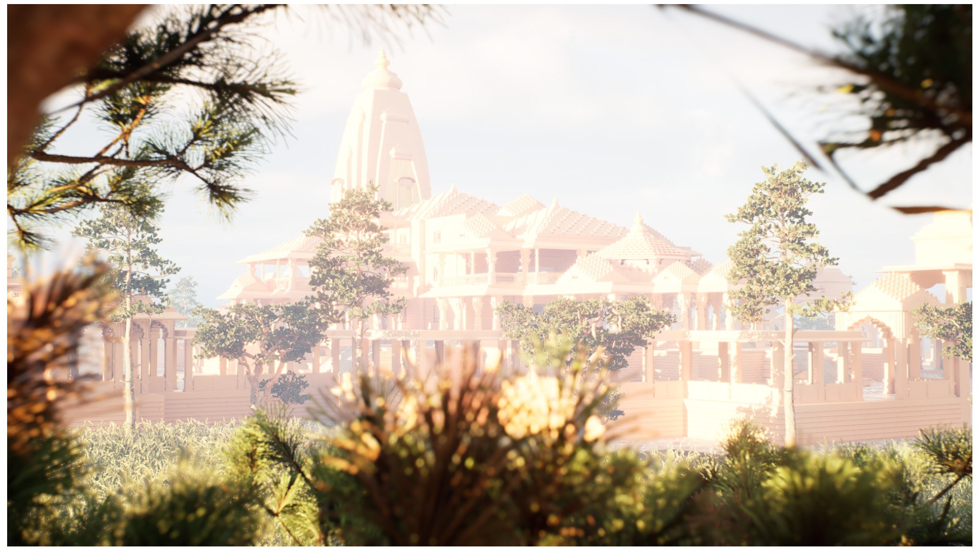 3D The Ram Mandir Ayodhya A Revered 3D Journey In Unreal Engine 5 Model ...