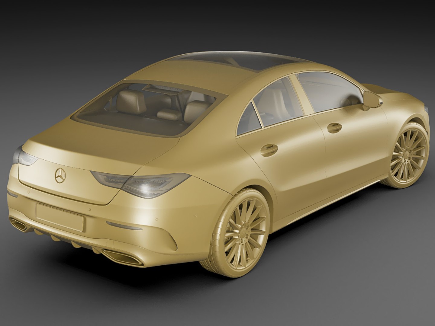 3D Mercedes Cla 2020 Model - TurboSquid 1381982