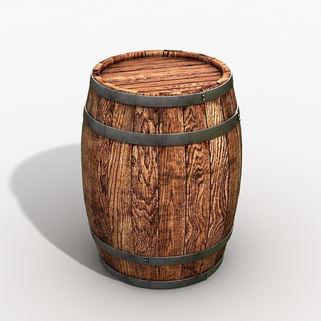 Maya Barrel Modelled