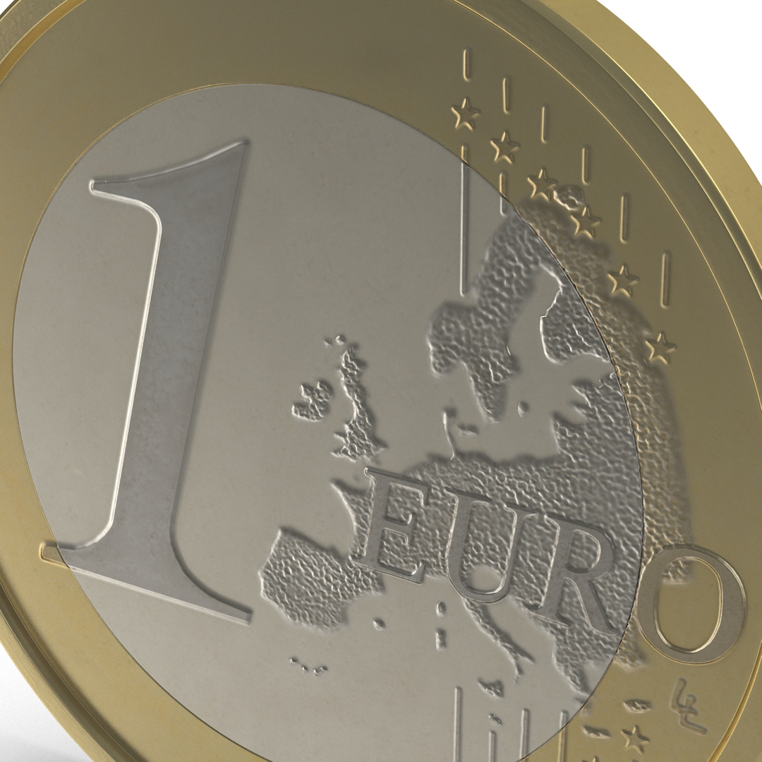 spain euro coins c4d
