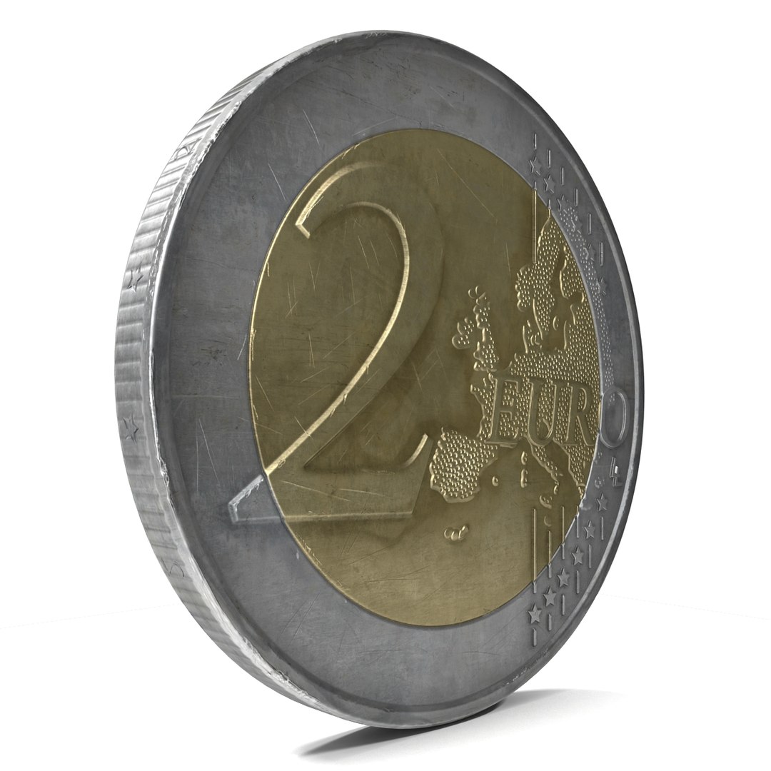 spain euro coins c4d