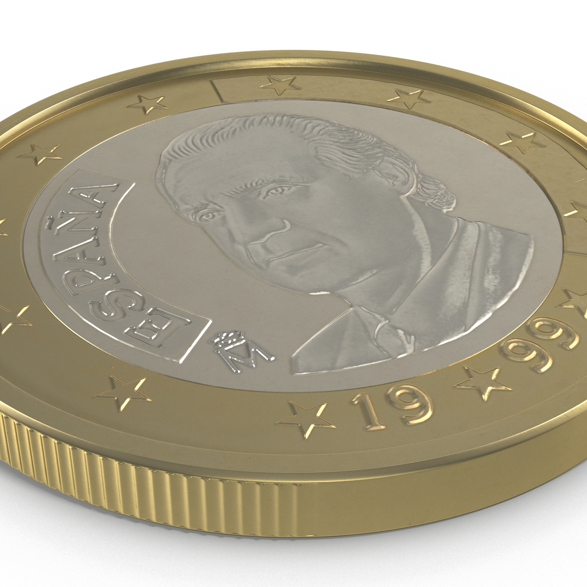 spain euro coins c4d