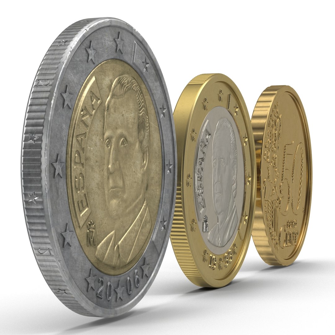 Spain Euro Coins C4d