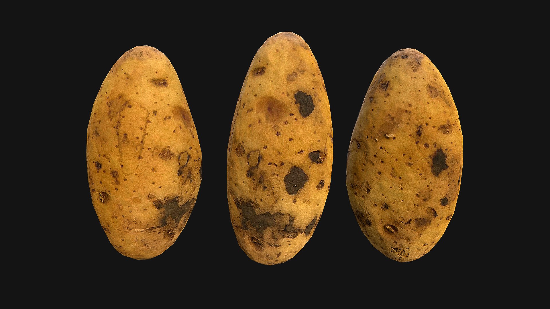 3D Potato Model - TurboSquid 1915723