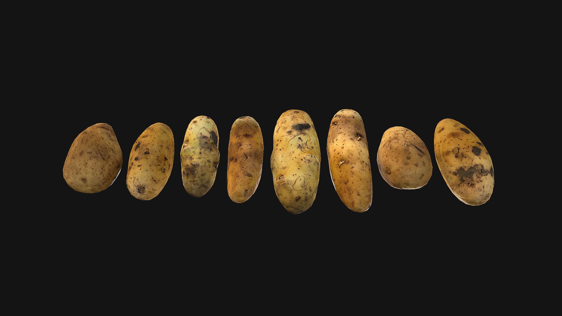 3D Potato Model - TurboSquid 1915723