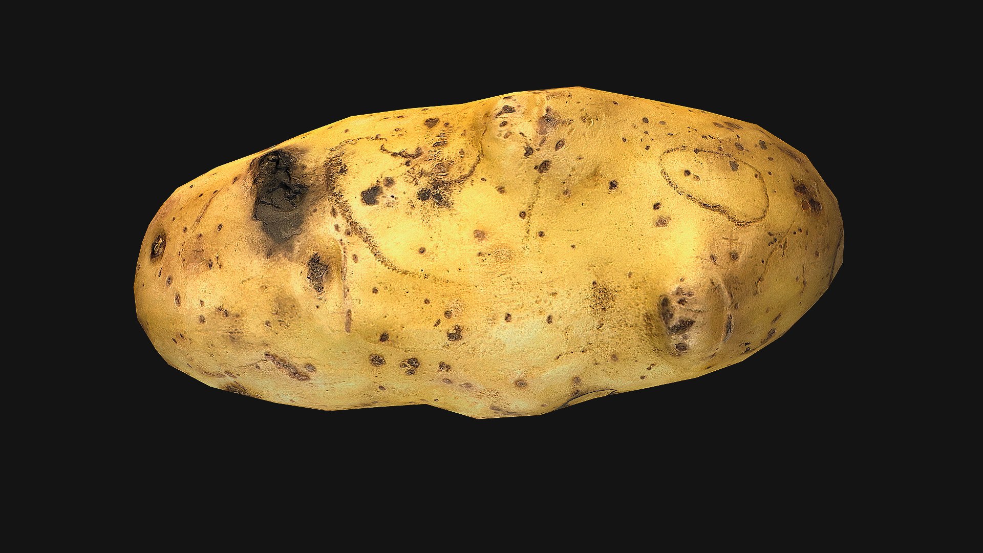 3D Potato Model - TurboSquid 1915723