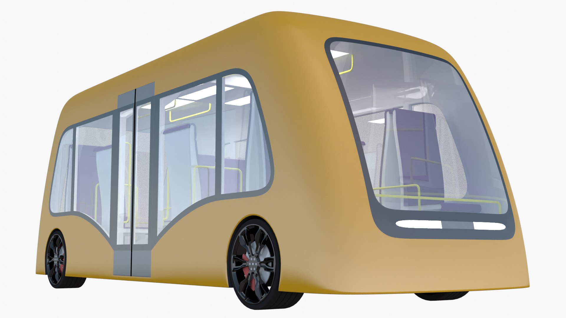 Shuttle Bus And Monorail Train 2 3D Model - TurboSquid 1930847