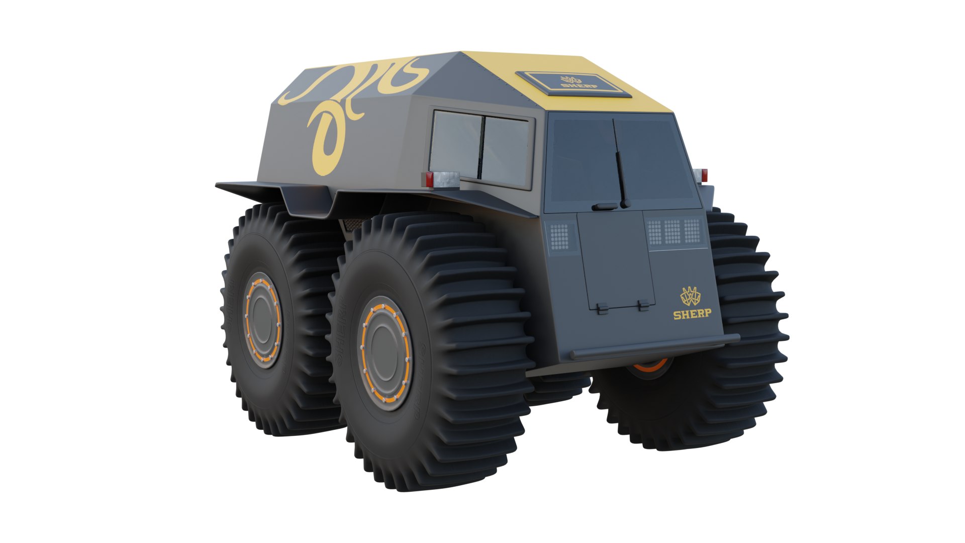 3D Realistic Sherp Atv Pro Model - TurboSquid 1636462