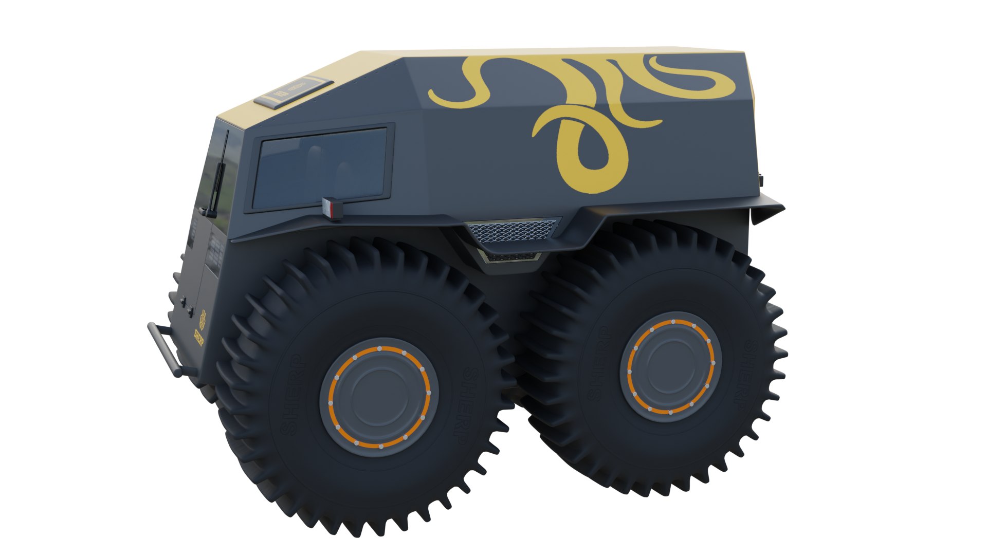 3D Realistic Sherp Atv Pro Model - TurboSquid 1636462