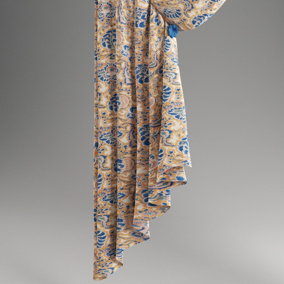 Italian Curtain 3d Max