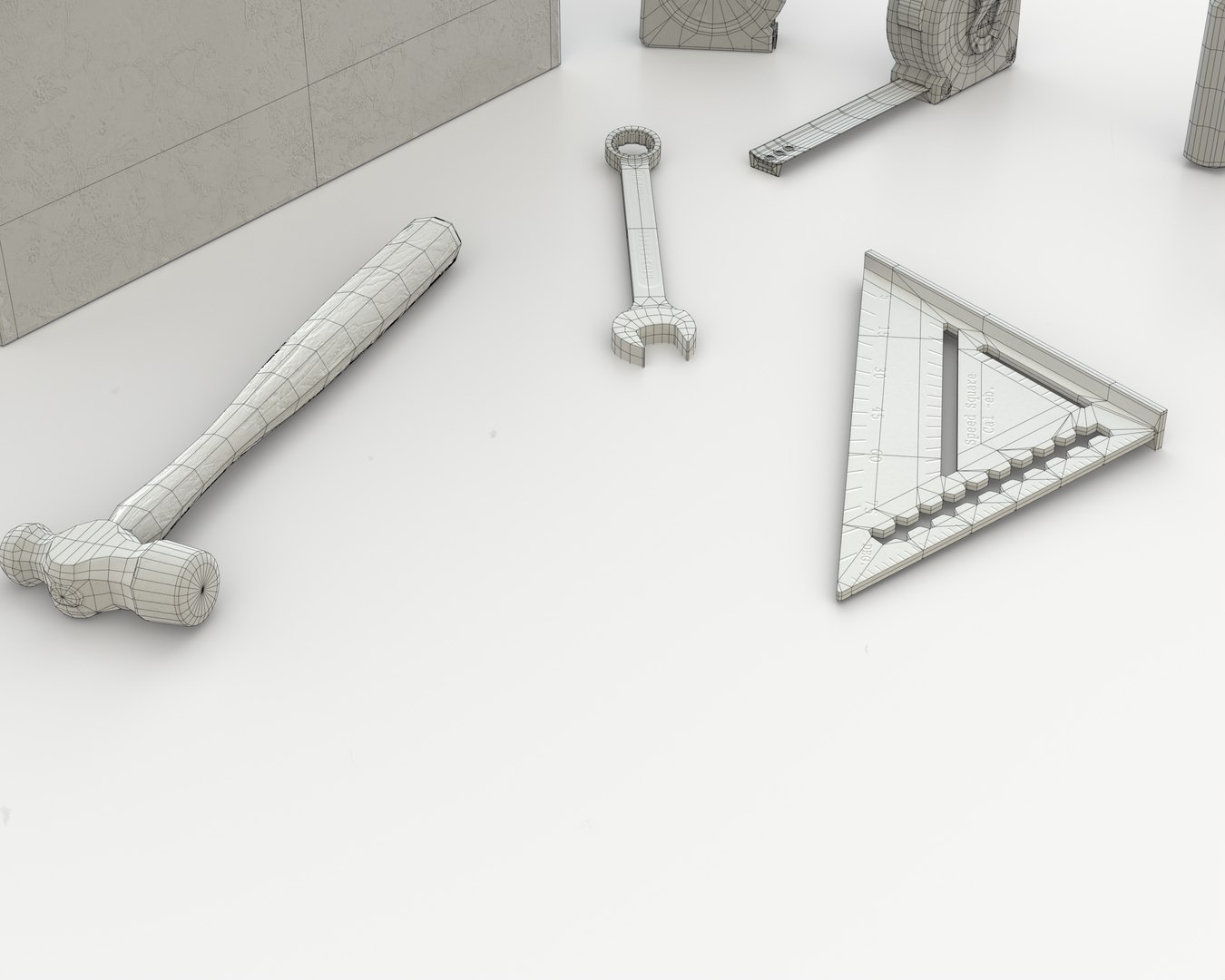 Garage Hand Tools 3D - TurboSquid 2176743