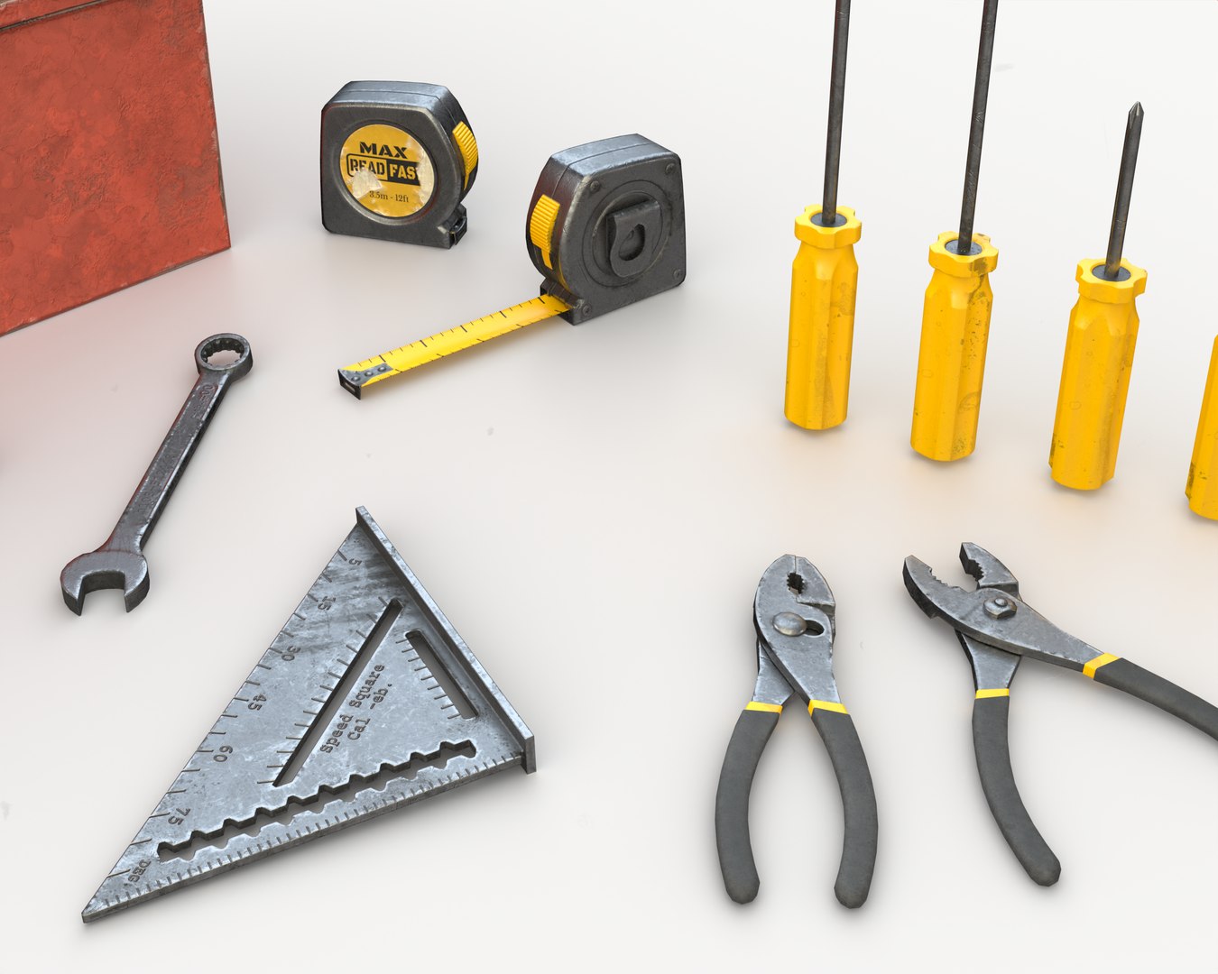 Garage Hand Tools 3D - TurboSquid 2176743