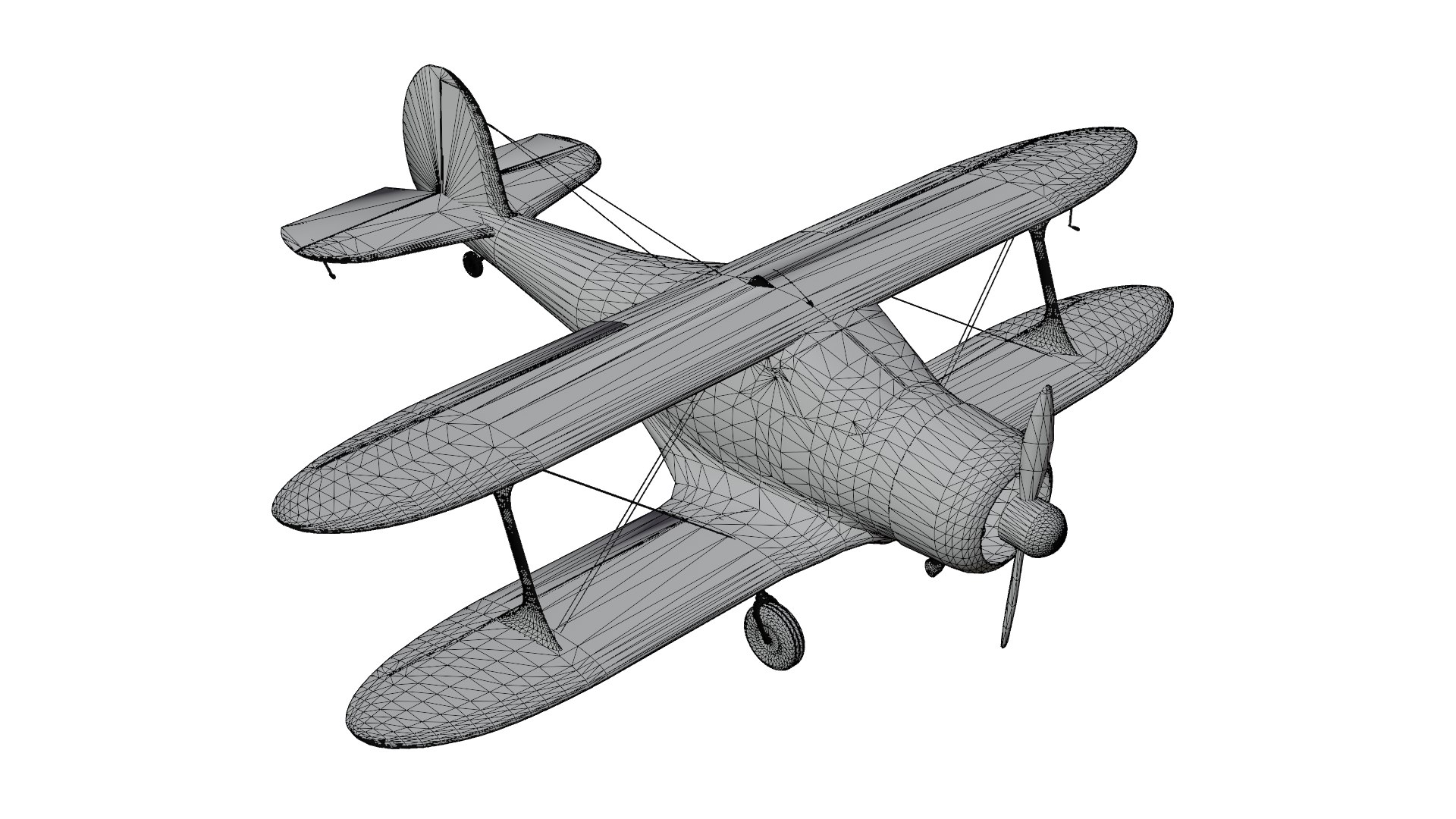 3D Model Beechcraft-Staggerwing - TurboSquid 2131708