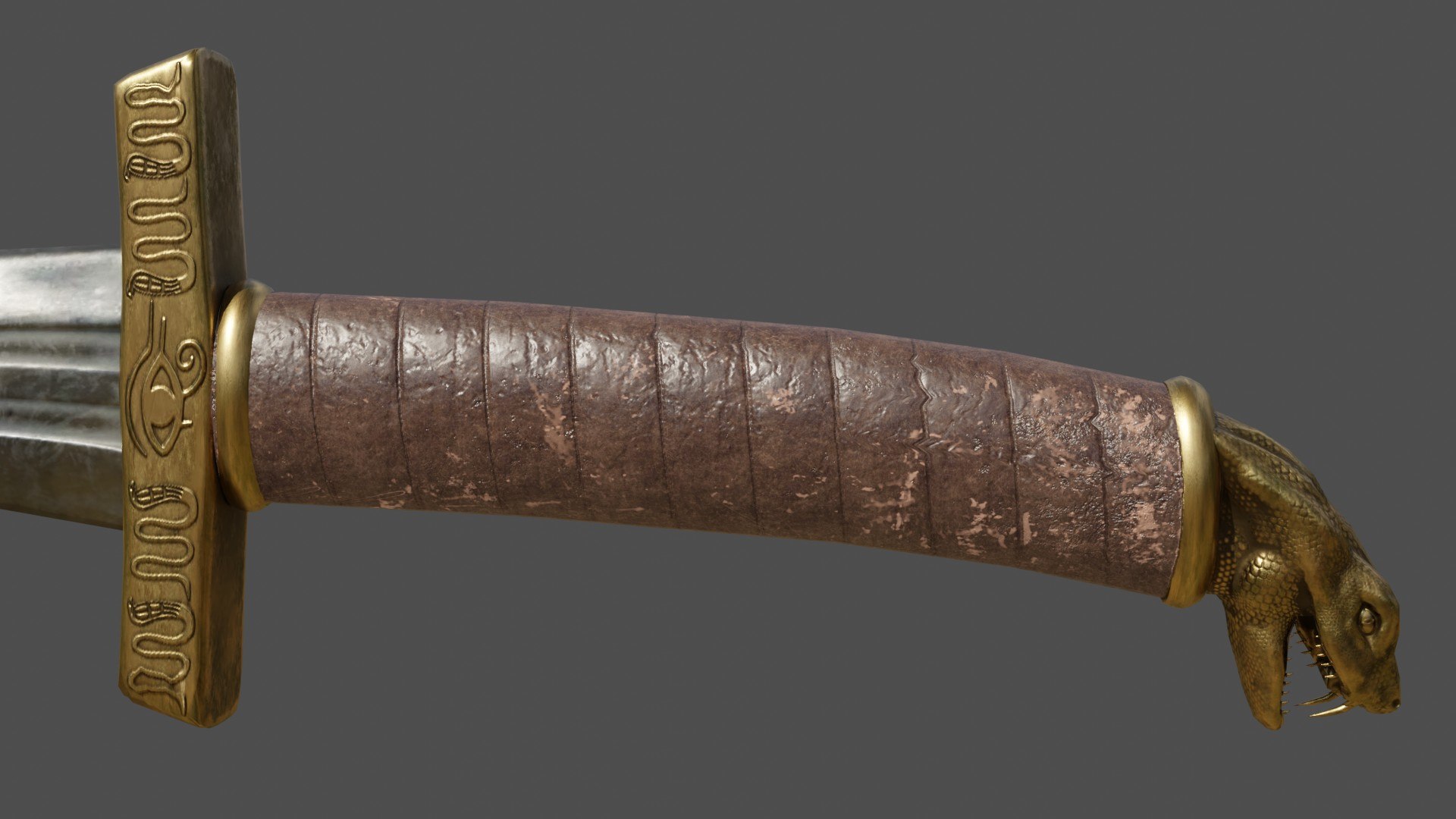 3D Sword Weapon Khopesh Model - TurboSquid 1489621