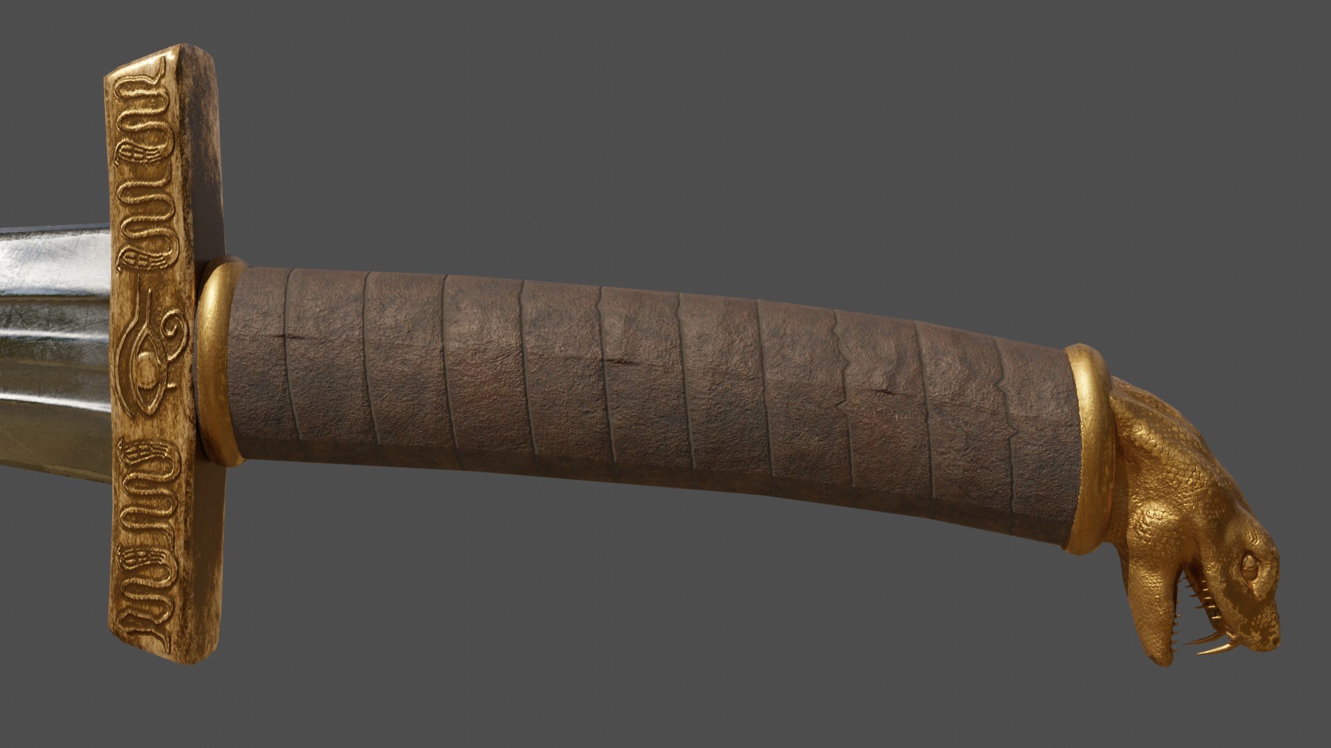 3D Sword Weapon Khopesh Model - TurboSquid 1489621