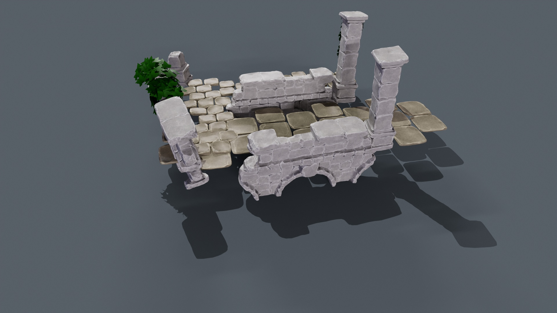 Ruin Gate 3D Model - TurboSquid 2179034