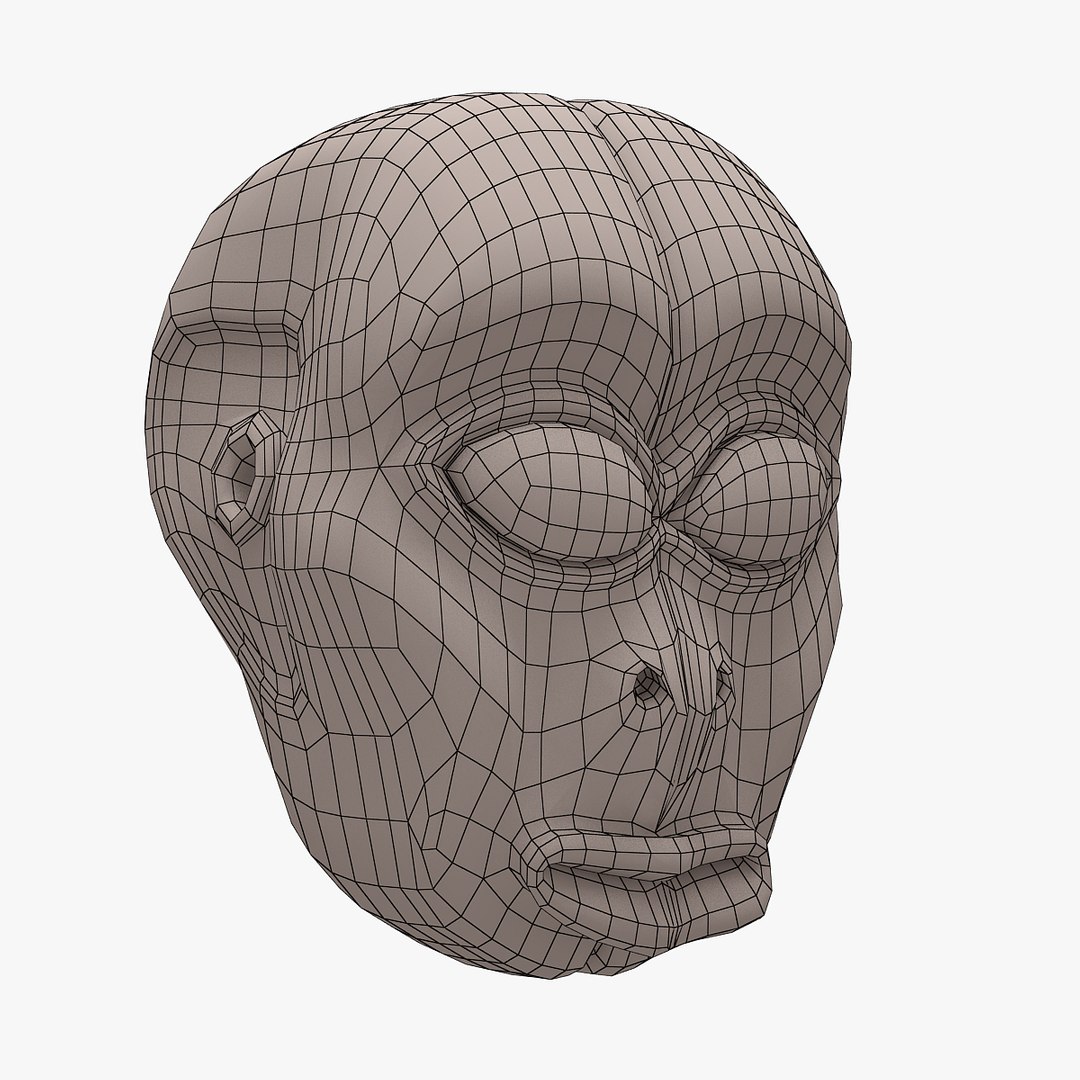 Alien Head 3D - TurboSquid 1298942